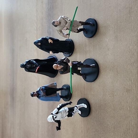 Disney | Toys | Disney Star Wars 6piece Pvc Figure Cake Toppers | Poshmark
